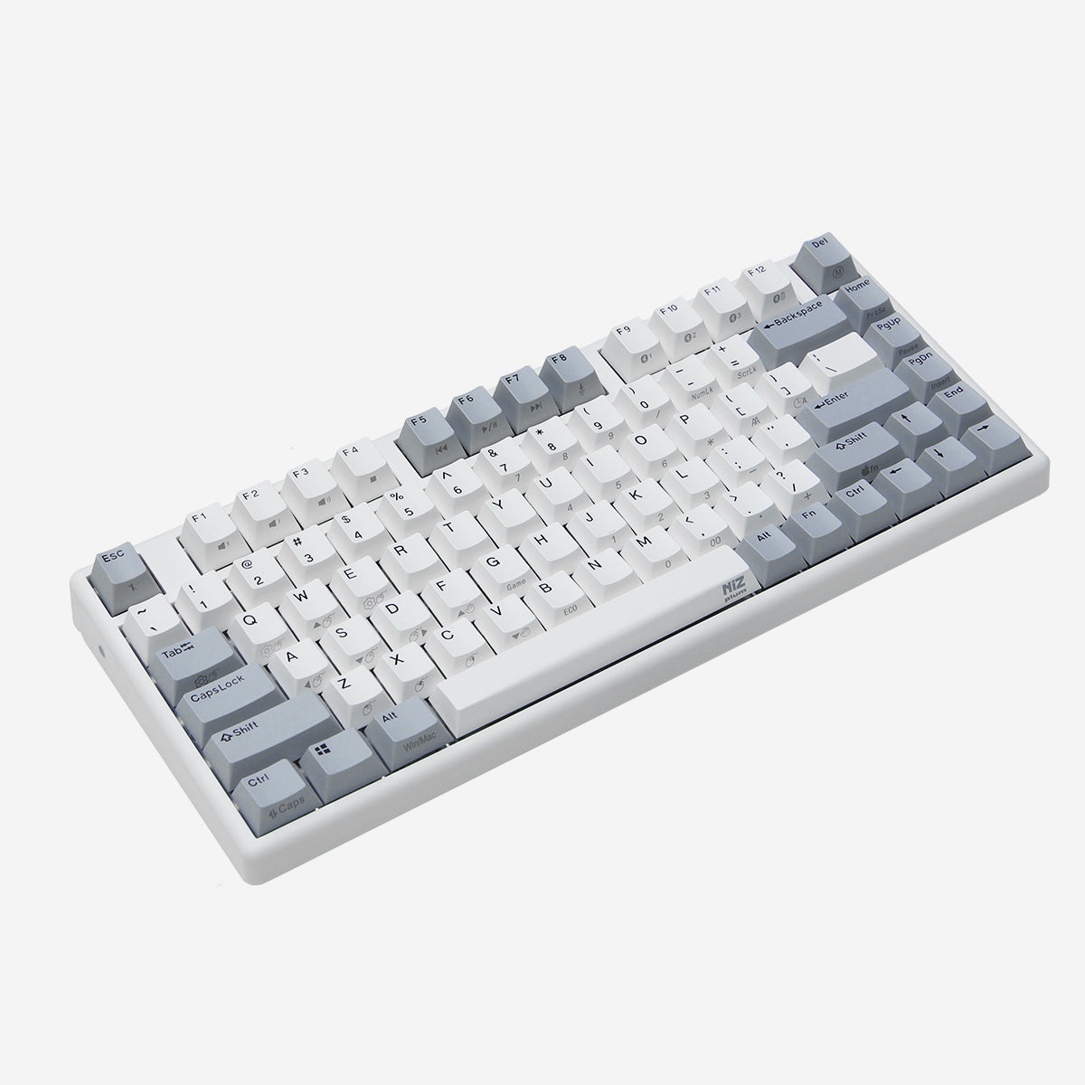 NiZ Micro82 Capacitive Non-Contact Keyboard Wired/Wireless White