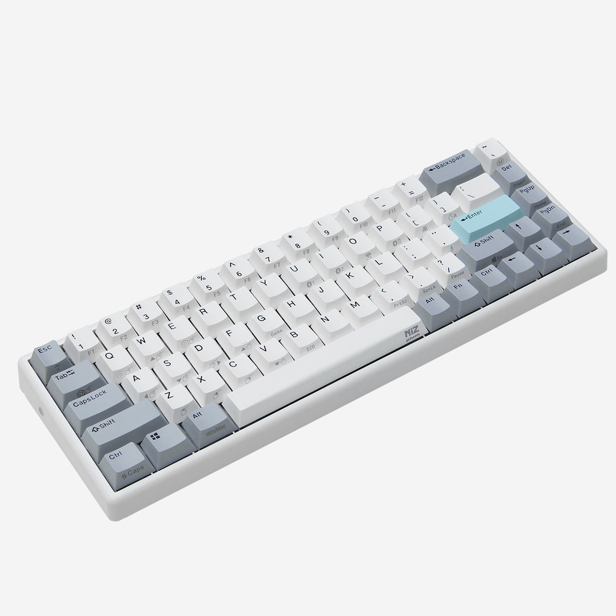 NiZ ATOM68 静電容量無接点キーボード コンパクトサイズ 白い