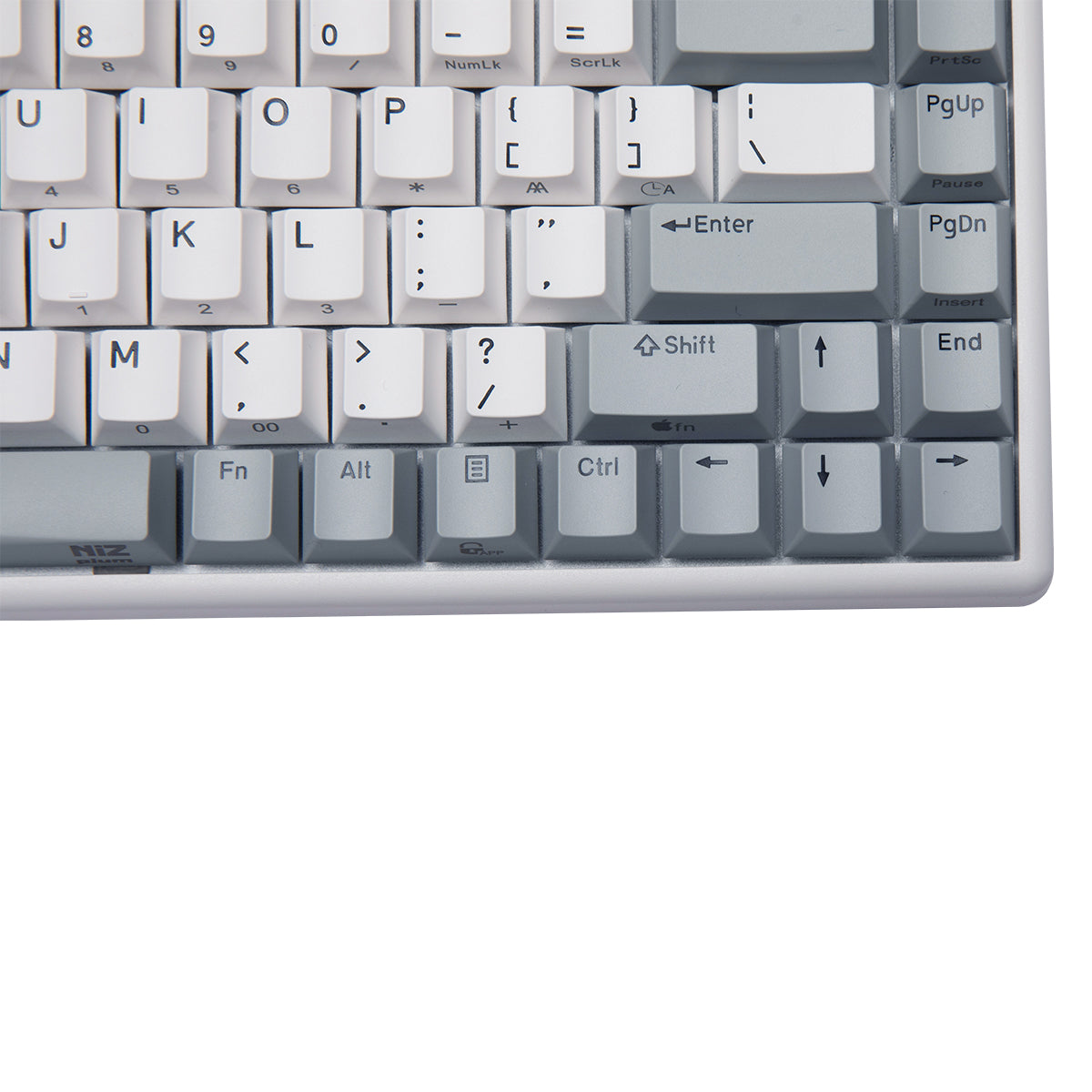 NiZ Micro84 Capacitive Contactless Keyboard Wired/Wireless White