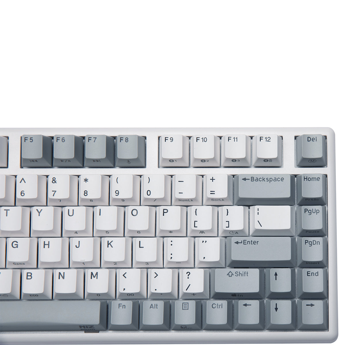 NiZ Micro84 Capacitive Contactless Keyboard Wired/Wireless White