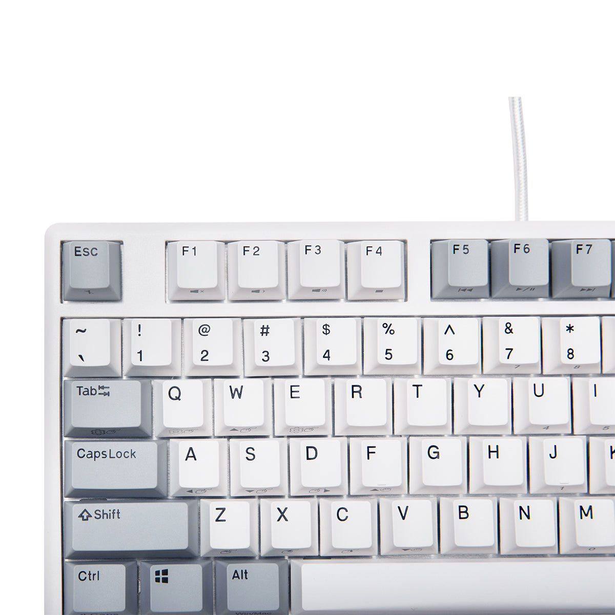 NiZ Micro82 Capacitive Non-Contact Keyboard Wired/Wireless White