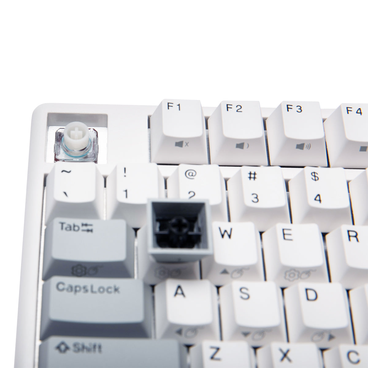 NiZ Micro82 Capacitive Non-Contact Keyboard Wired/Wireless White