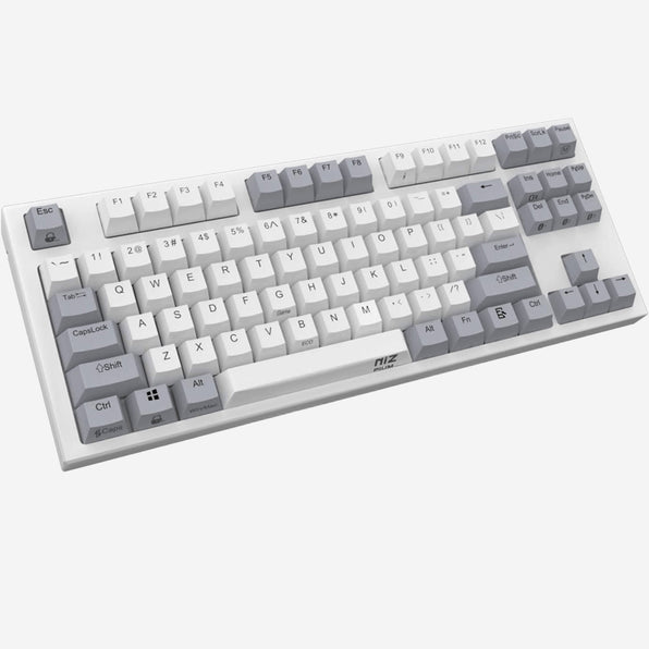 NiZ Micro84 Capacitive Contactless Keyboard Wired/Wireless White